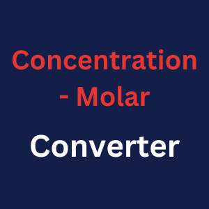 Concentration - Molar Converter - toolU.me