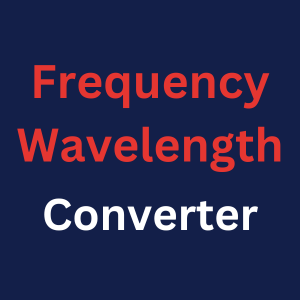Frequency Wavelength Converter - toolU.me