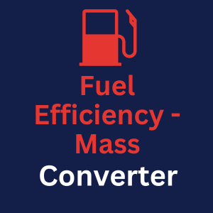 Fuel Efficiency - Mass Converter Online - toolU.me