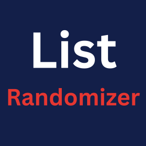 List Randomizer Online - toolU.me