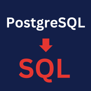 PostgreSQL to SQL Converter Online - toolU.me