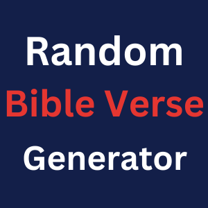 Random Bible Verse Generator Online - toolU.me