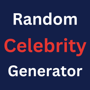 Random Celebrity Generator - toolU.me
