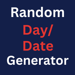Random Day/ Date Generator Online - toolU.me