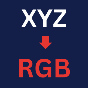 XYZ to RGB Color Code Converter Online - toolU.me